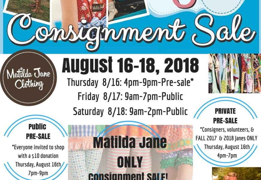 Adult Consignment Sales in